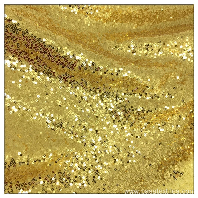 wholesale poly mesh 3mm sequin sequence fabric China Manufacturers Suppliers Factory Exporter
